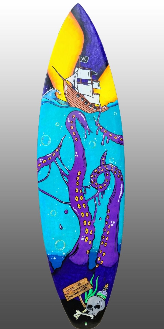 Beware the Kraken- Mindy and Tom Knight – SN Dabson Art